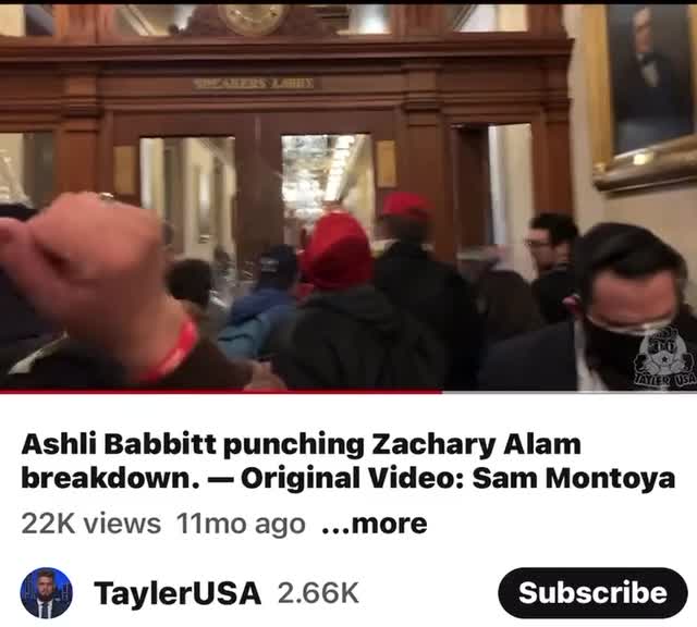 Posobiec: Ashli Babbitt punched and tried to stop Zachary Alam