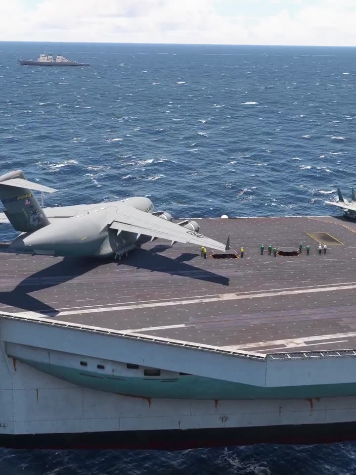 Flying C19 from an American Aircraft Carrier