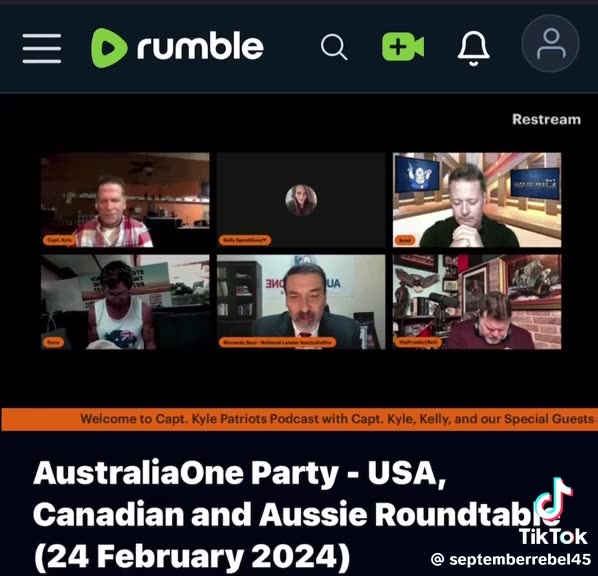 Australia 🇦🇺 One ☝️ Party Canada 🍁 & USA 🇺🇸 ( WWG1WGA !!!! )