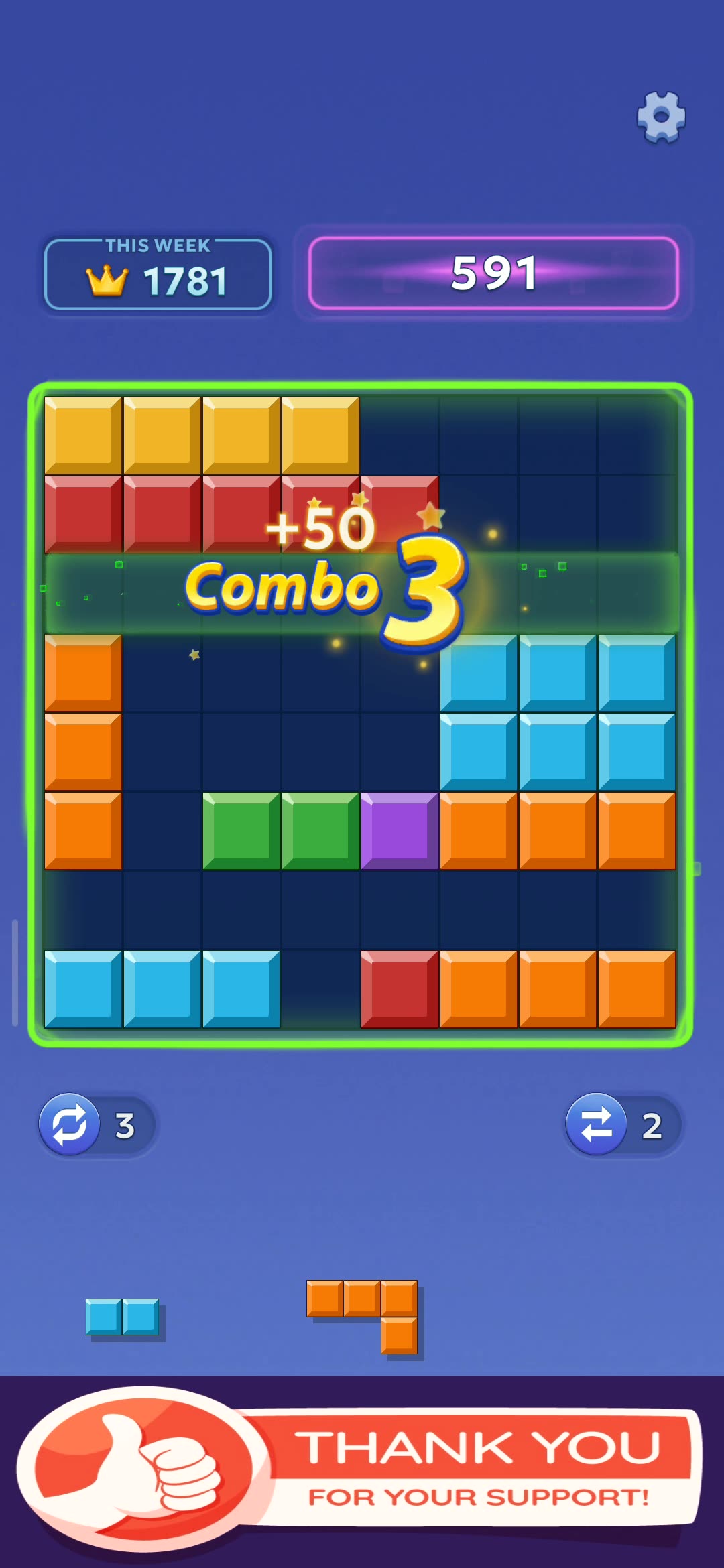 Block Smash levels 1-4