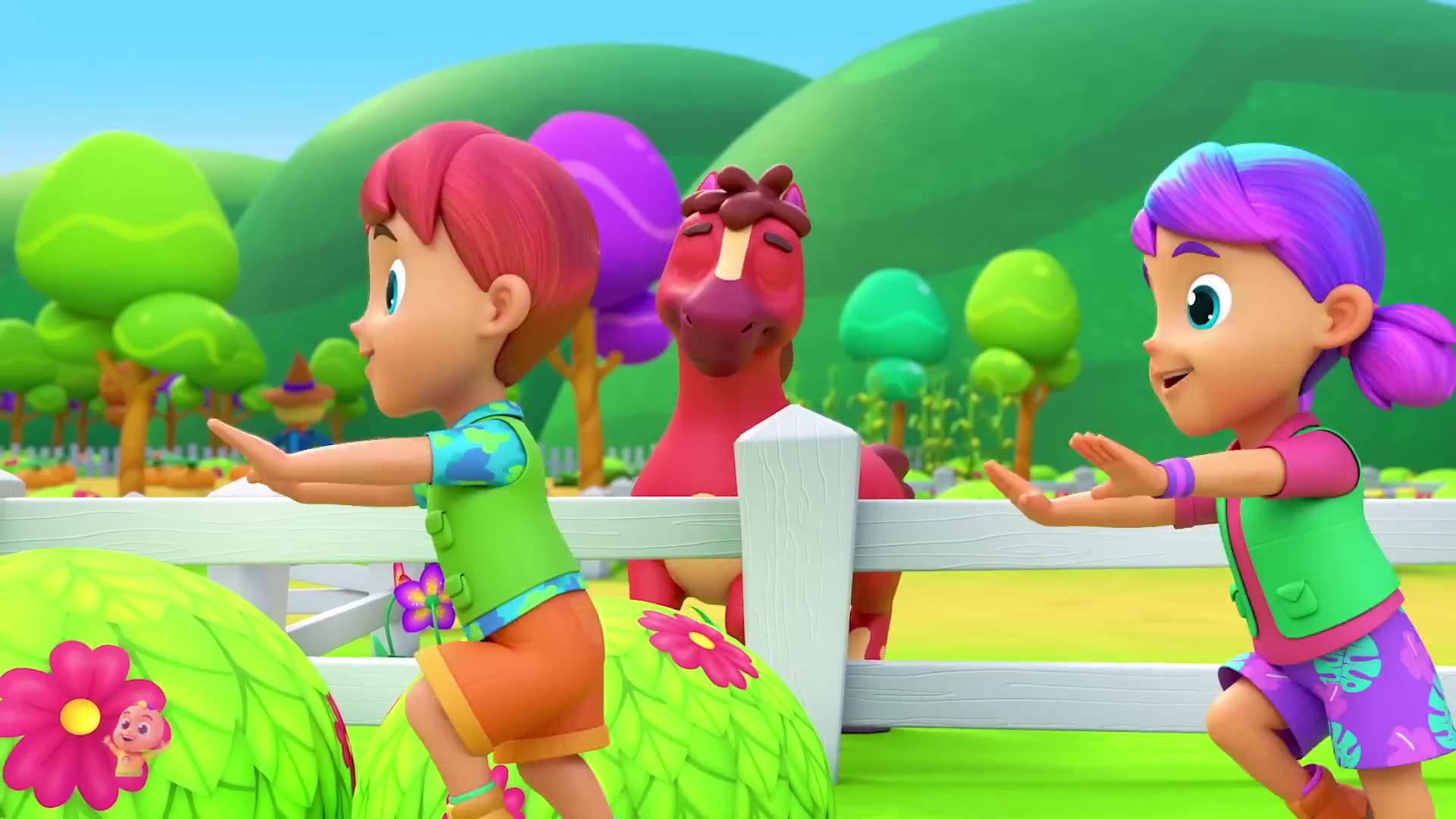 Old Farmer Joe Had A Farm | Joe's Farm Song For Kids | Nursery Rhymes ...