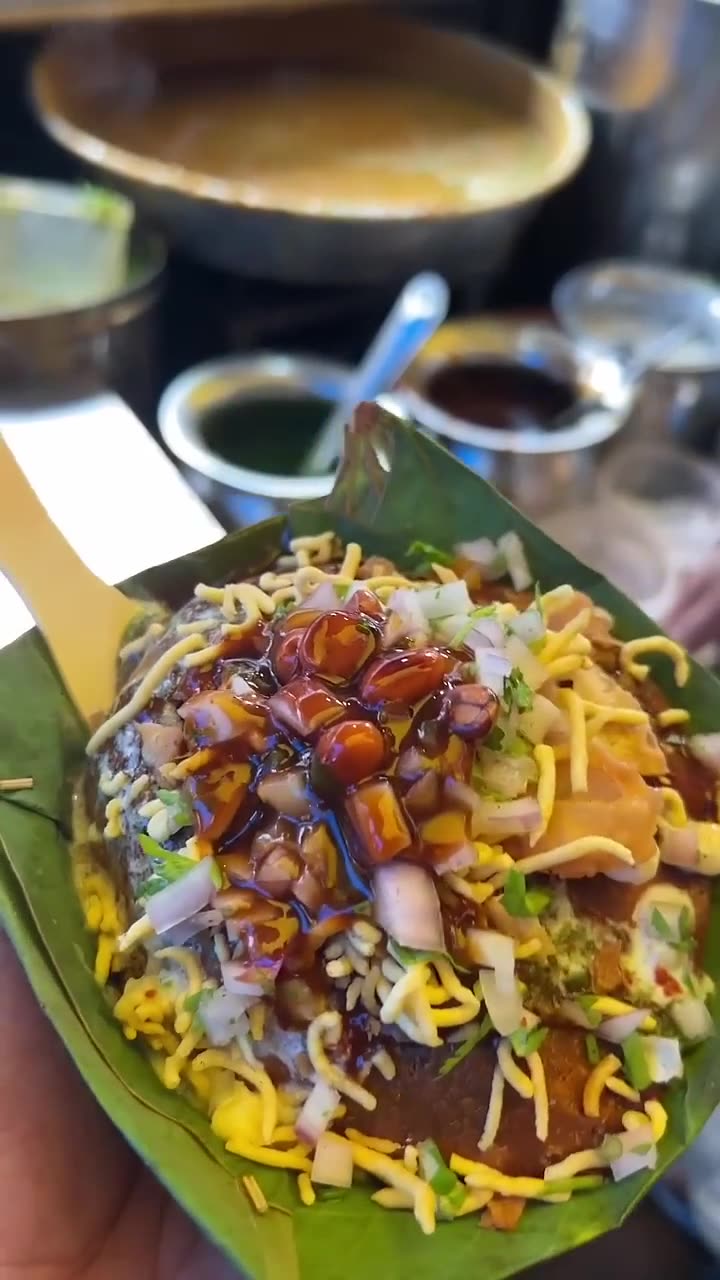 Indian street food khasta kachori chat recipe