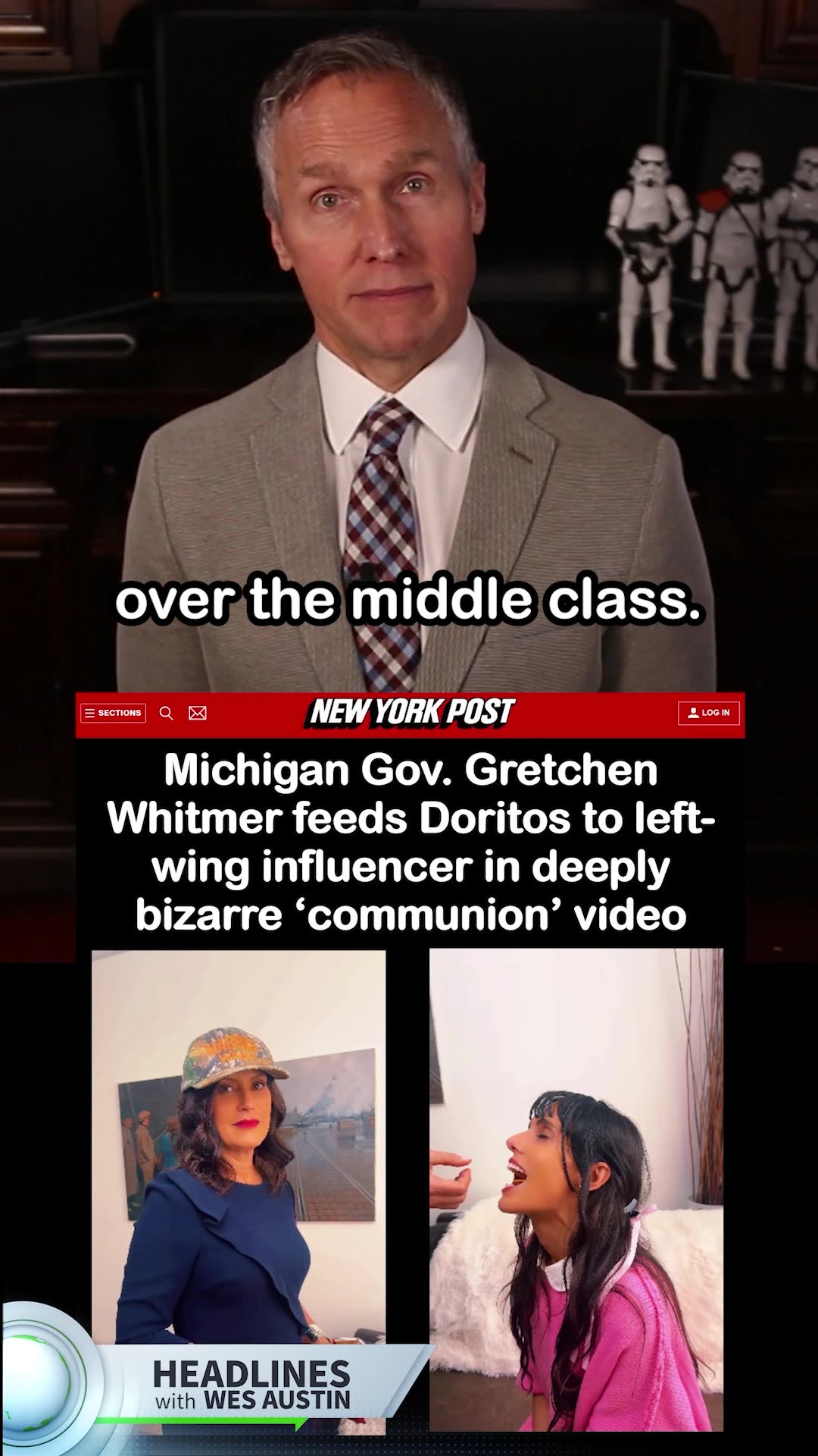 Gretchen Whitmer Feeds Doritos to Left-Wing Influencer in Strange ...