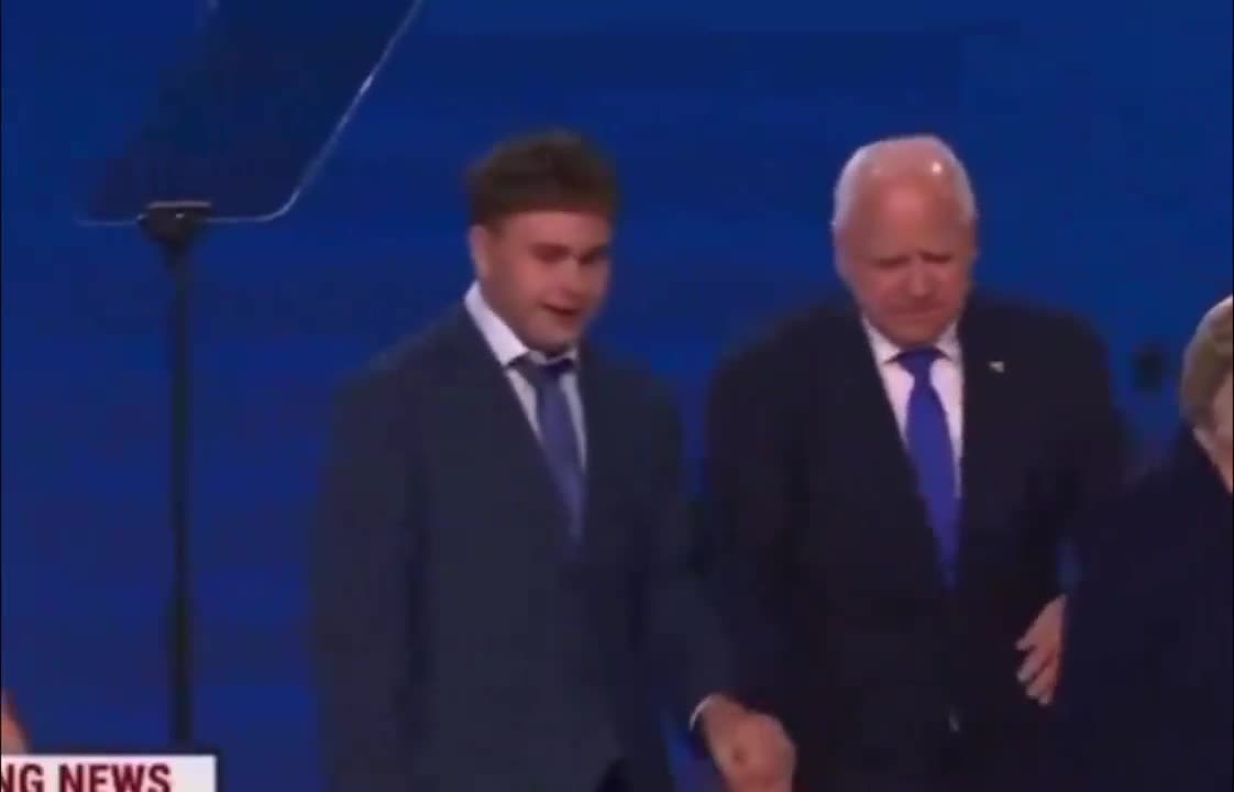 NEW: Tim Walz Under Fire After Aggressively Yanking His Son's Arm In ...