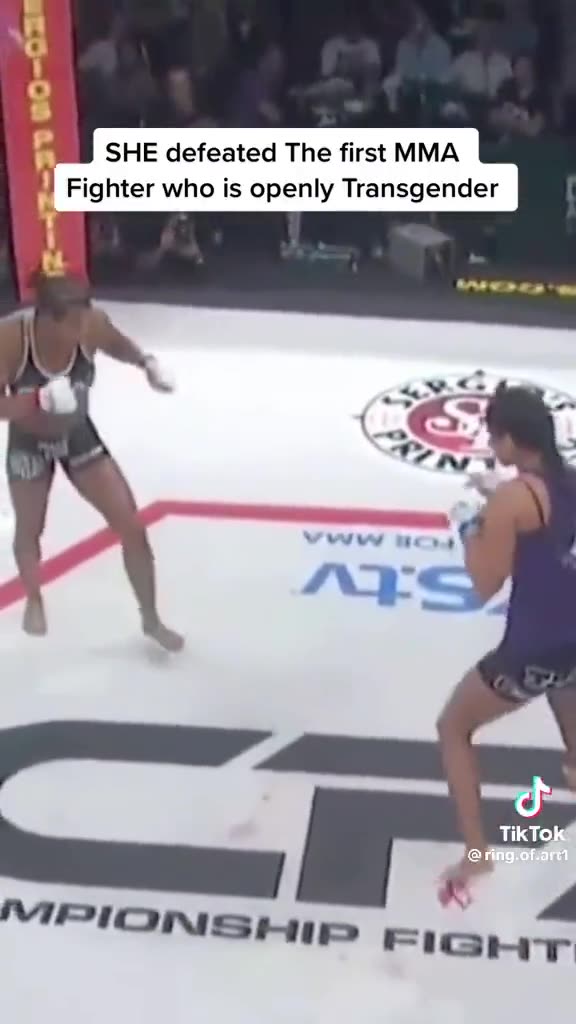 Trans woman MMA fighter who smashes skulls finally defeated