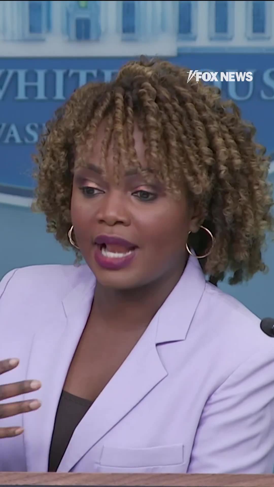 Karine Jean-Pierre Storms Out Of Press Briefing After 'Unfair' Question