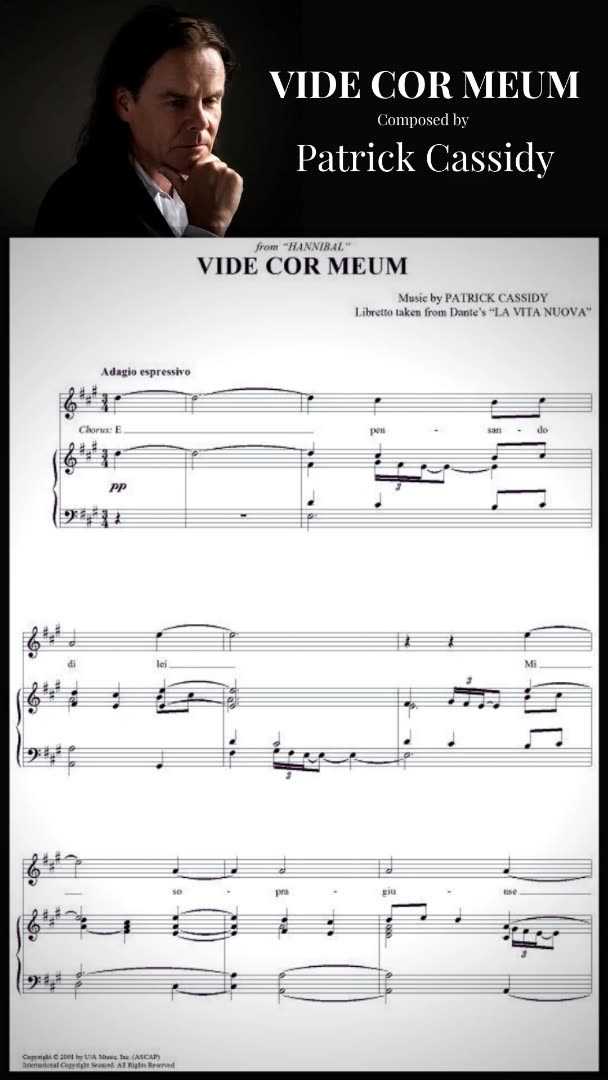 Vide Cor Meum, Dante | Patrick Cassidy, Composer | Hannibal