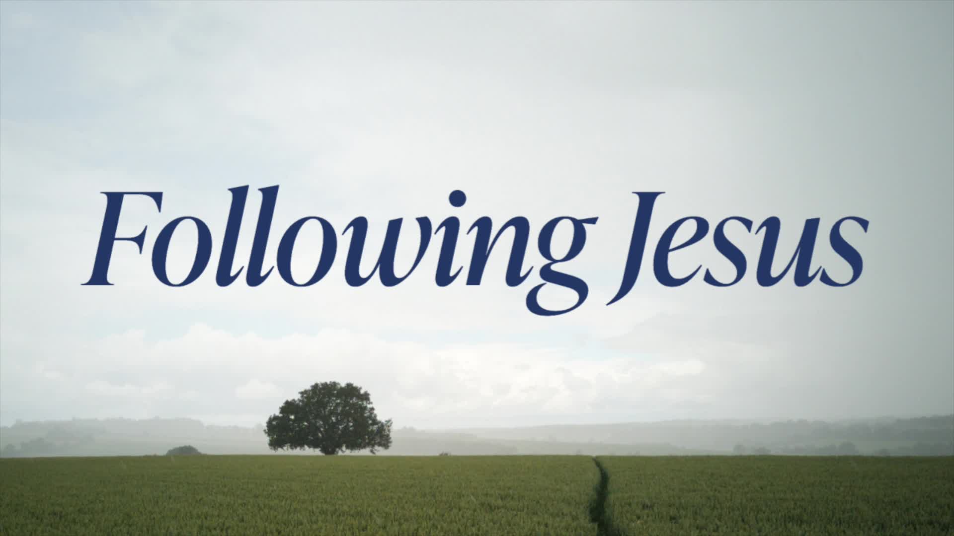 Following Jesus