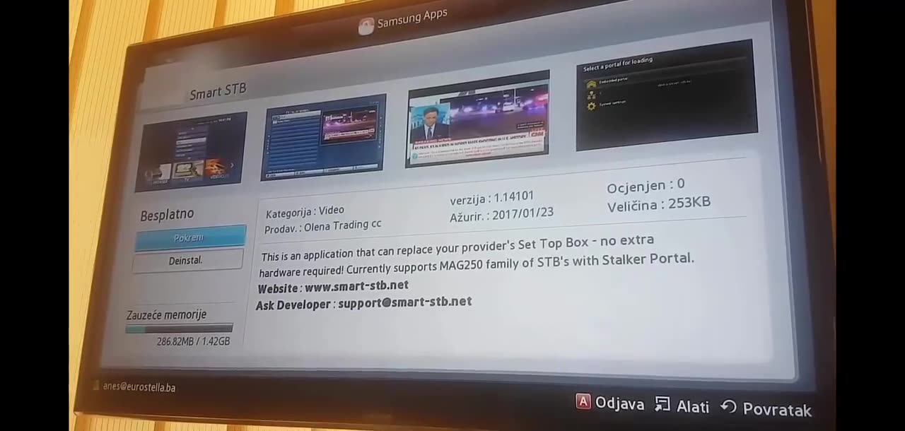SMART STB APP how to install and add IPTV list on your TV