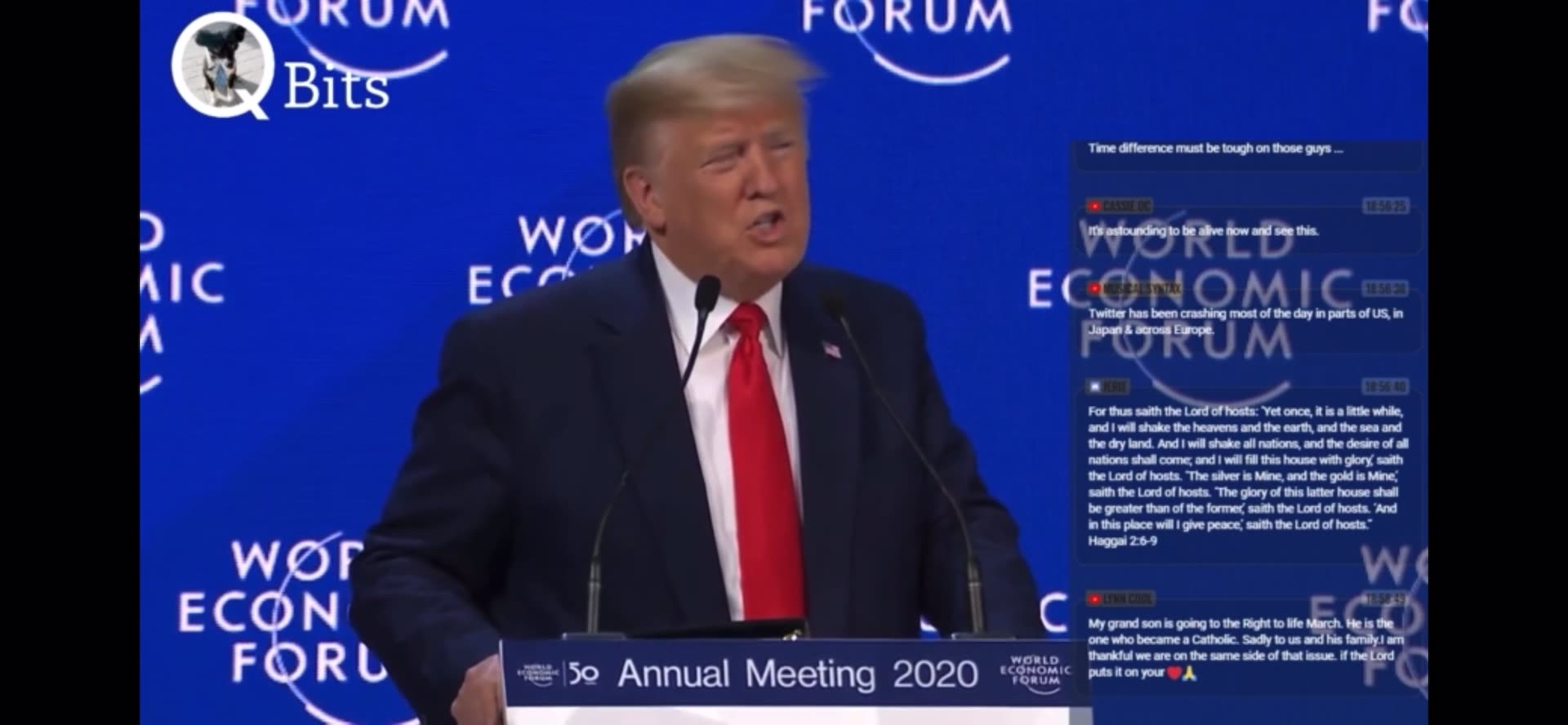 Trump epic speech at World Economic Forum - 2020