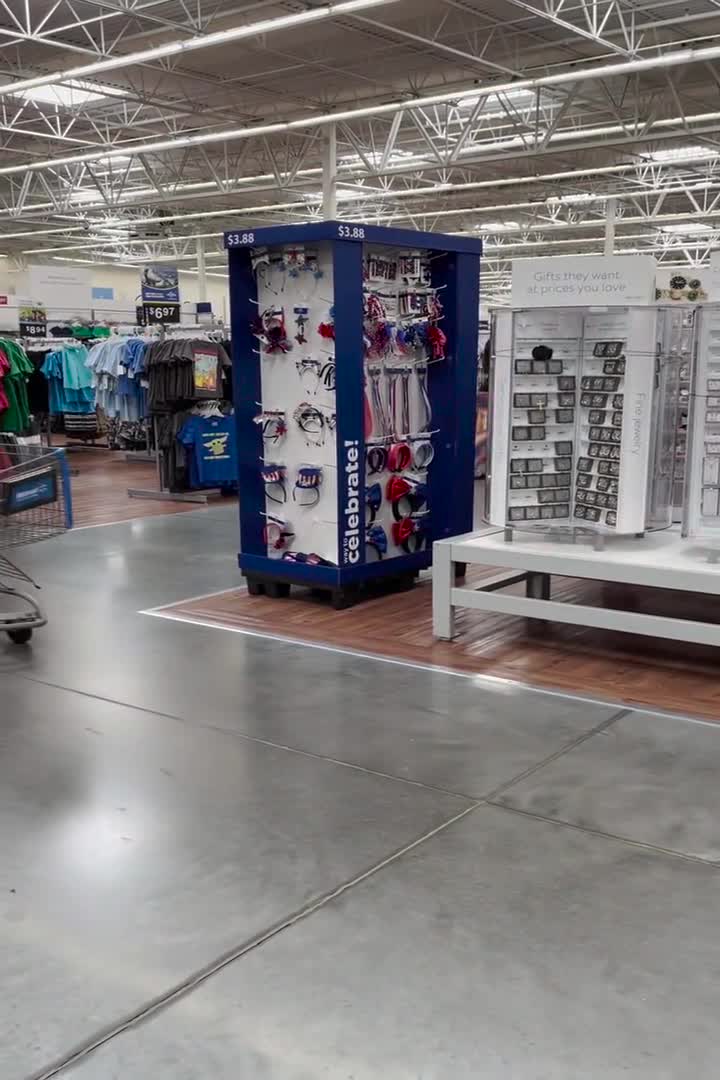 Smashed Shopping Cart Chaos