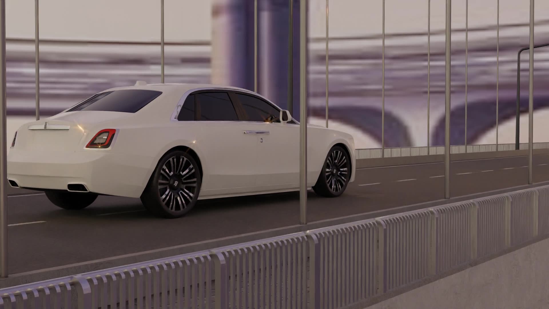 BLENDER ANIMATION ROLLS ROYCE GHOST