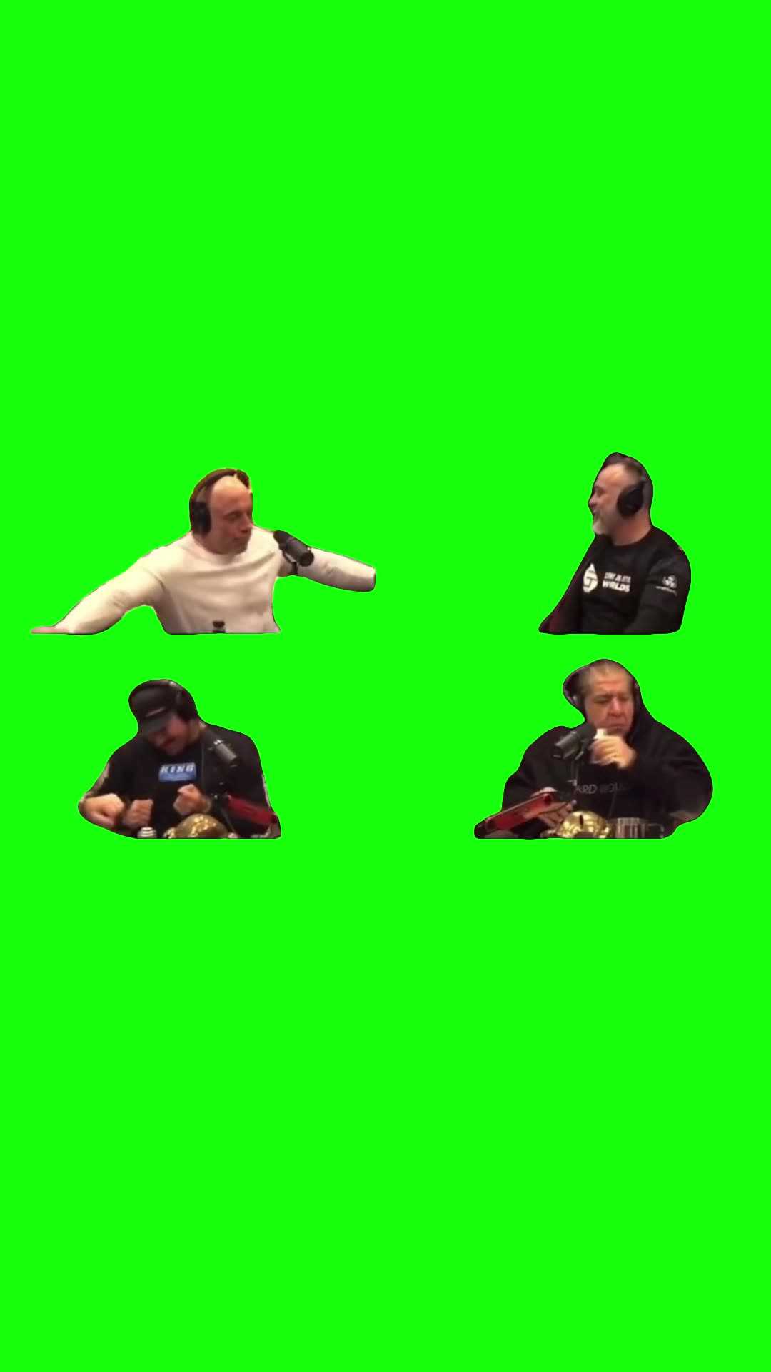 Joe Rogan and Friends Dancing to Confusion | Green Screen