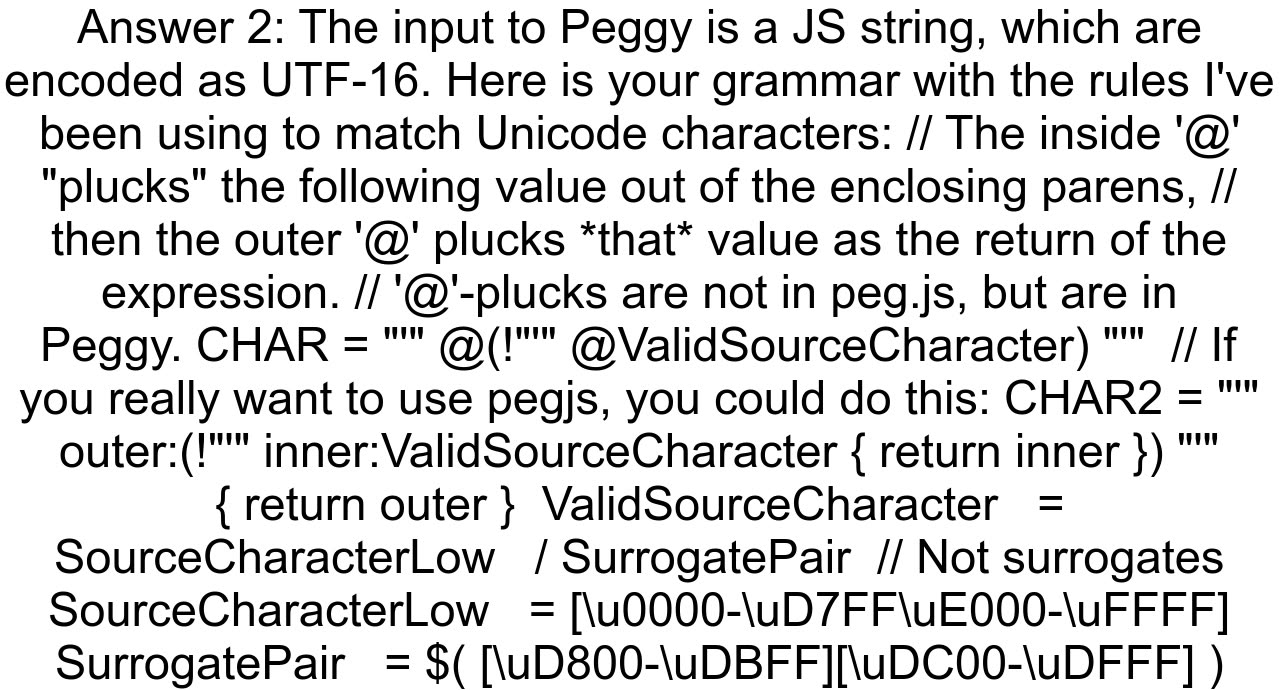 How to match a single Unicode character in single quotes