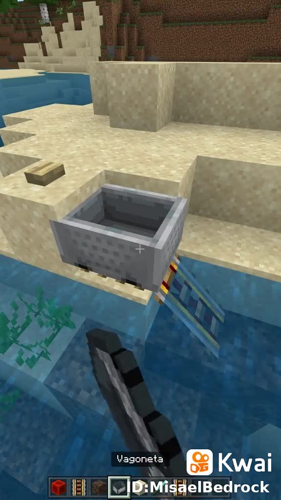 Como hacer rieles en minecraft