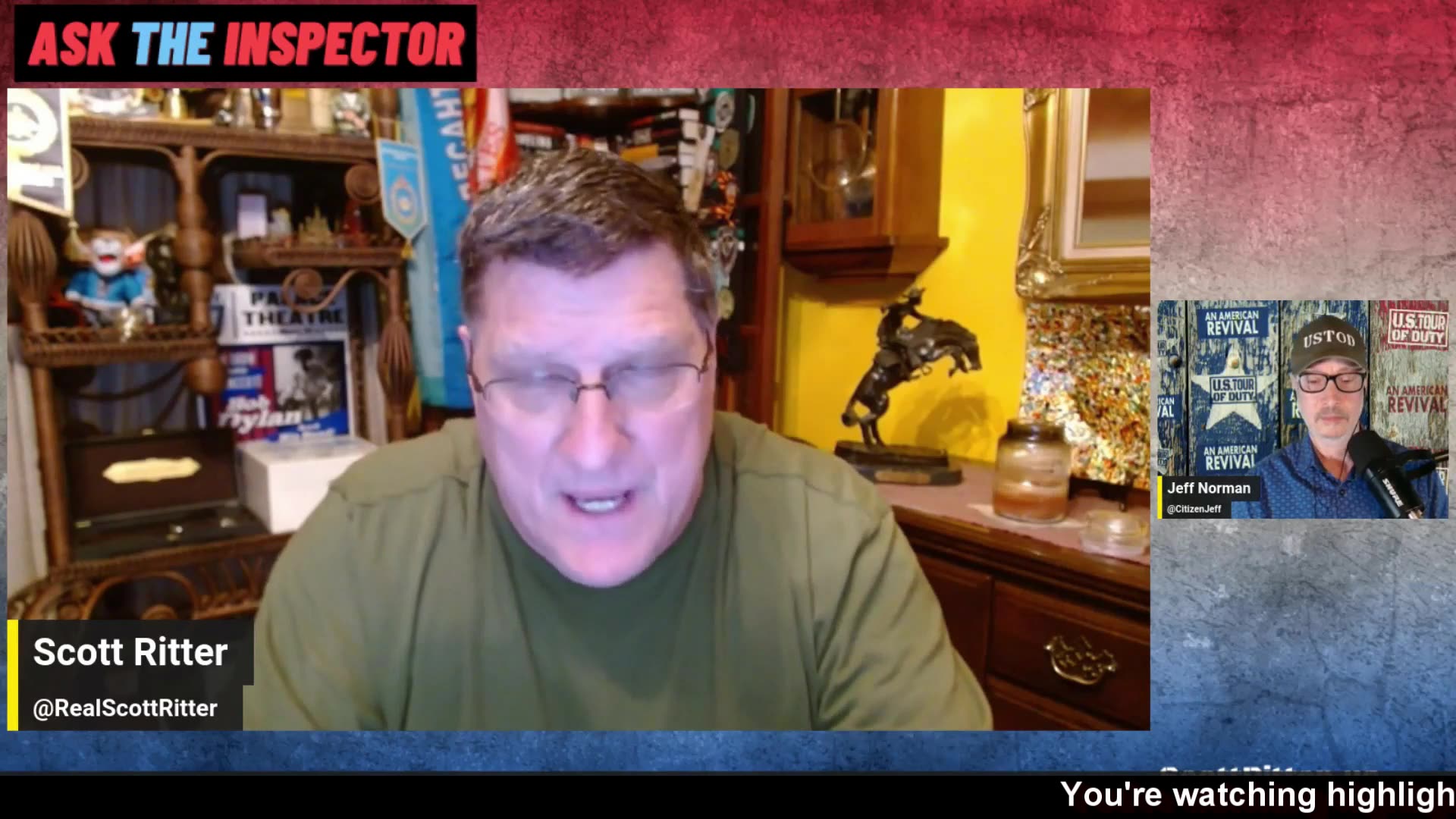 Scott Ritter talks about Hamas and the Children of the Camps - Ask The Inspector highlight
