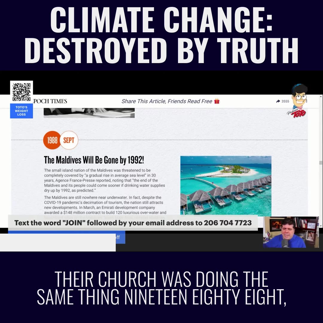 Professor Toto takes the HAMMER OF TRUTH to the demonic LIES of Climate ...