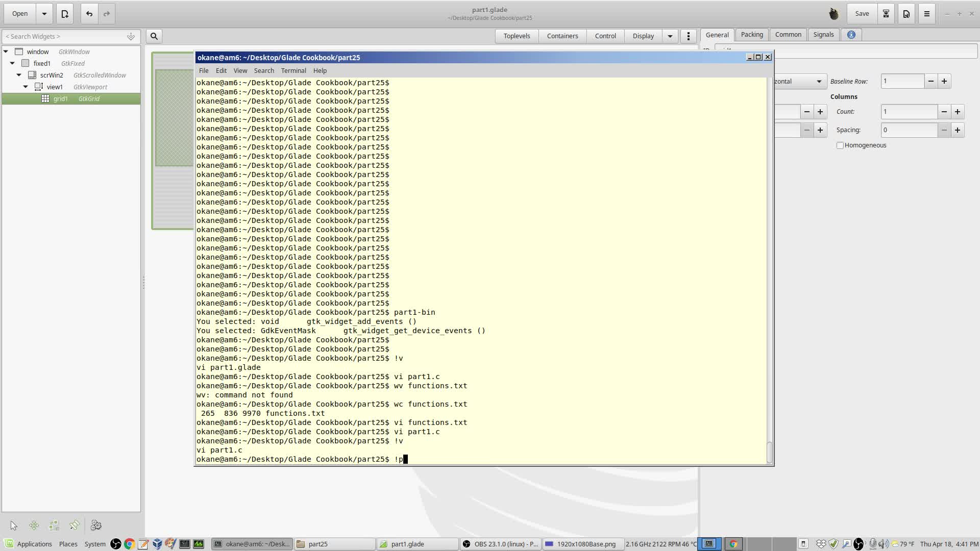 25. Dynamic Scrollable Grid of Buttons