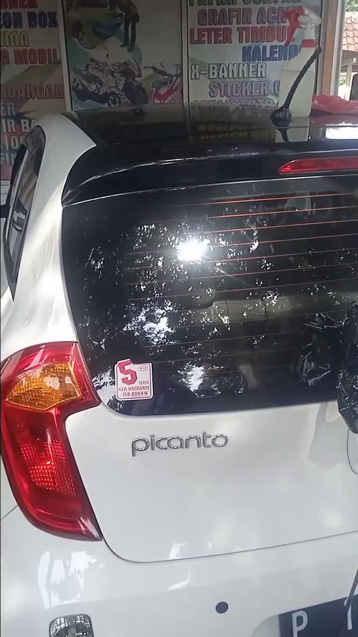 Cutting sticker car KIA