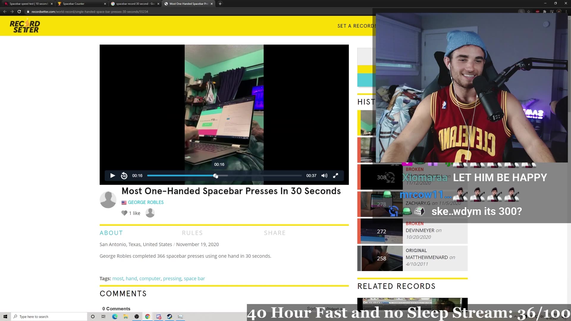 Sambucha Showing Off