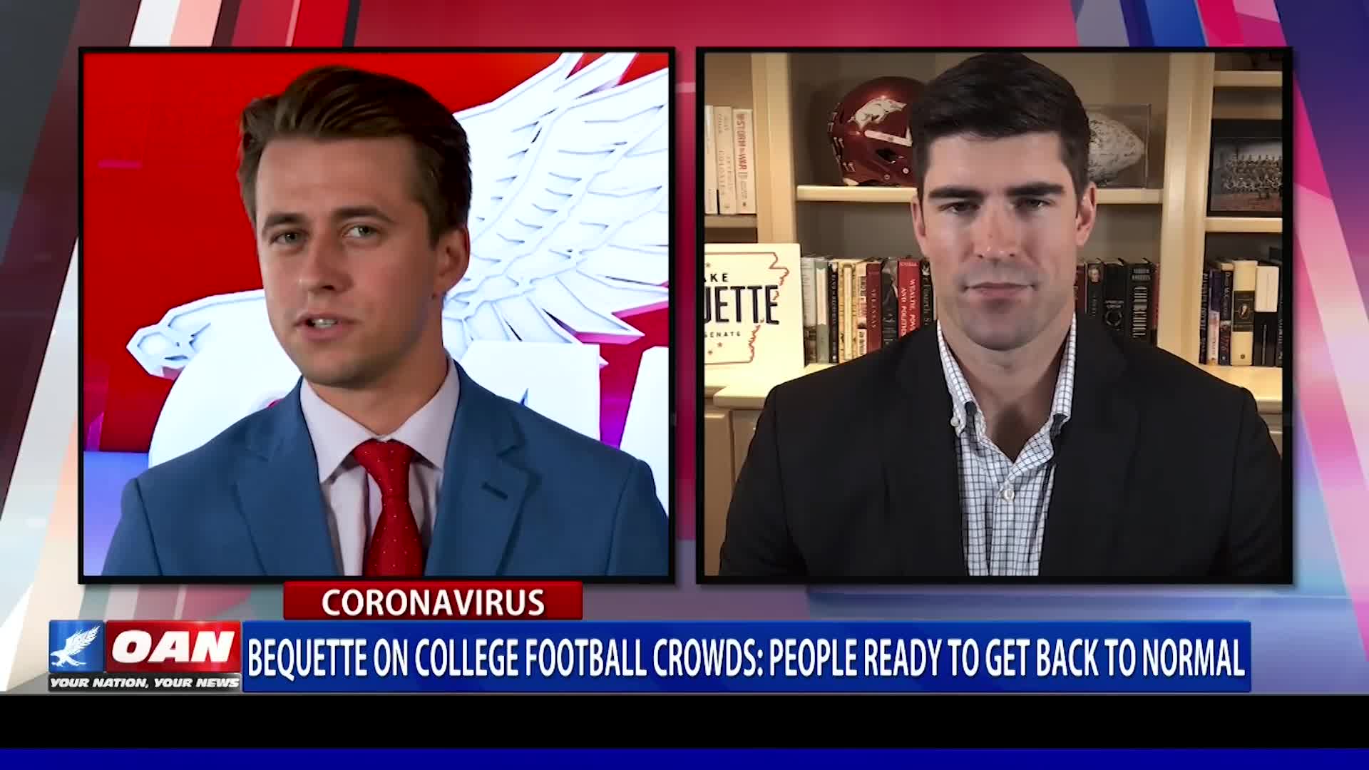 Jake Bequette on college football crowds: People ready to get back to ...