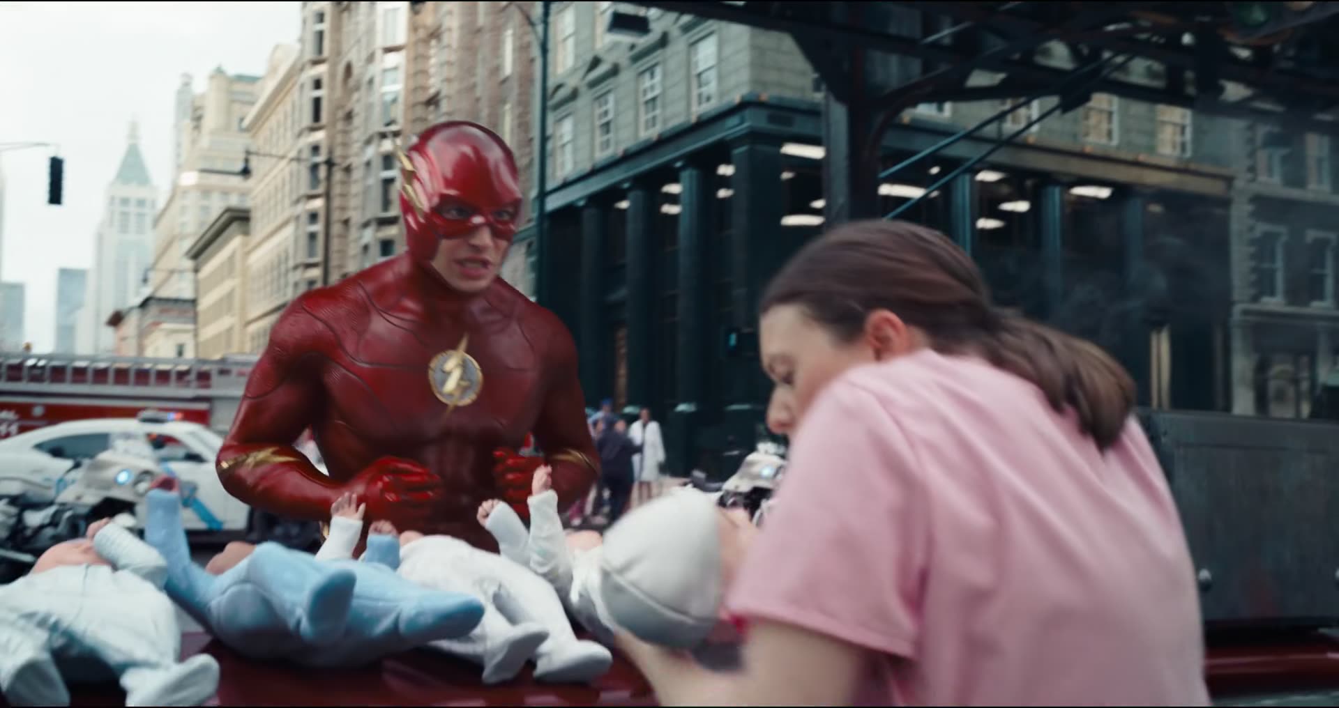 Best flash movie scene batman and superman