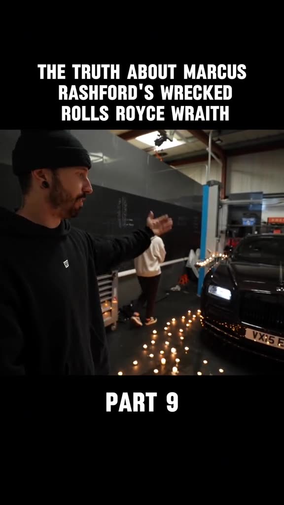 THE TRUTH ABOUT MARCUS RASHFORD'S WRECKED ROLLS ROYCE WRAITH P9