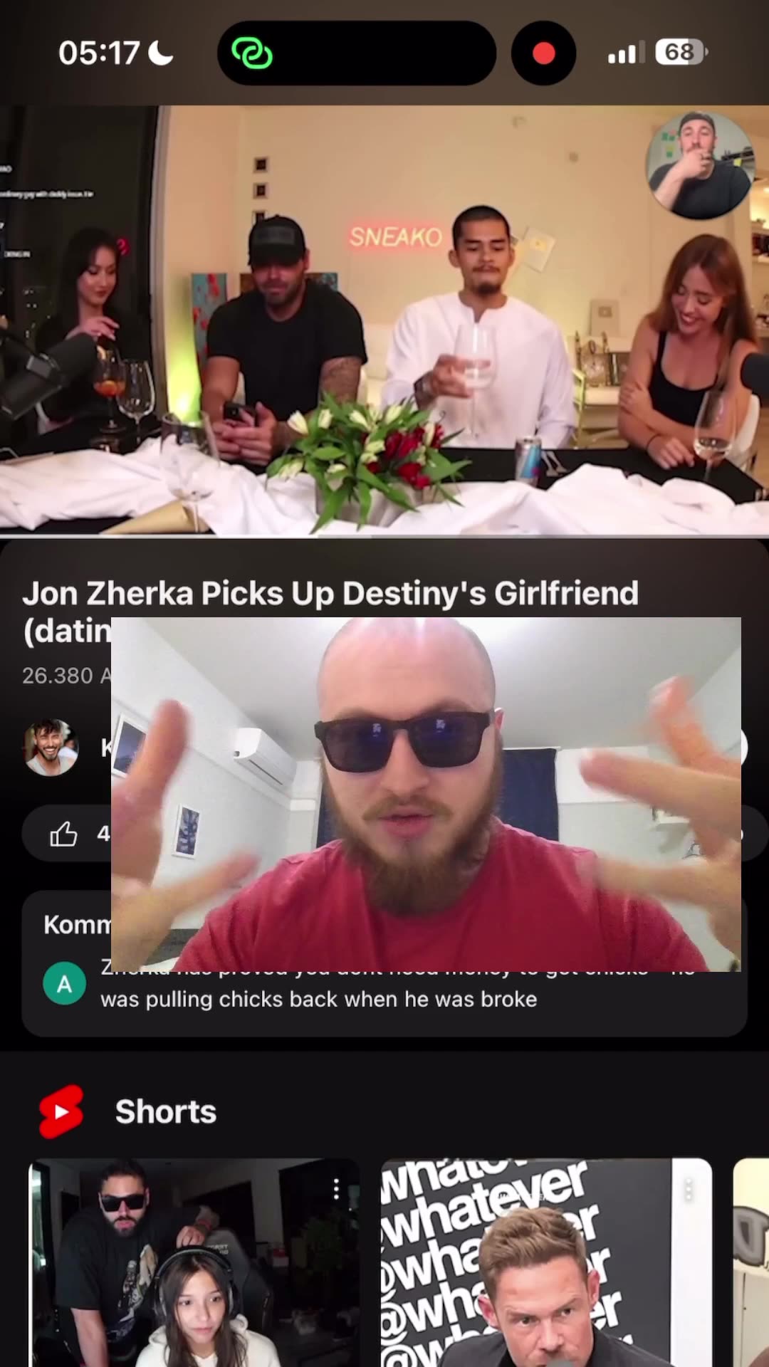 Zherka using Manipulation - Pick up Analysis