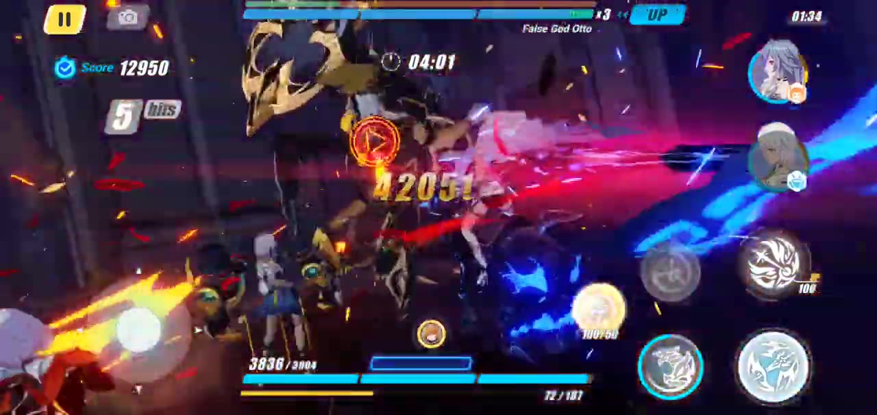 Honkai Impact 3rd - Memorial Arena Exalted Vs Otto SS Difficulty Oct 6 2022