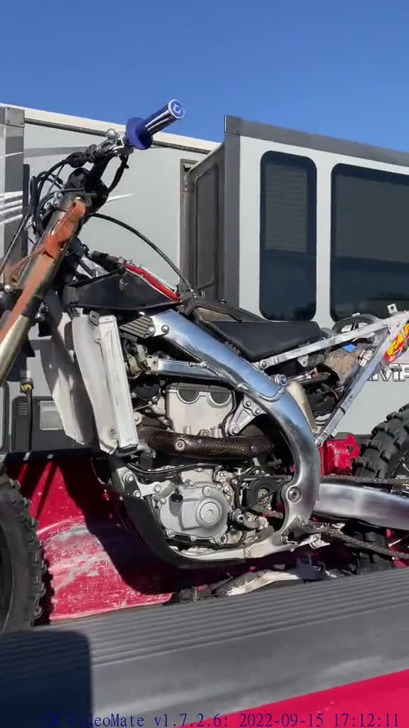 Appearance display of motorcycle