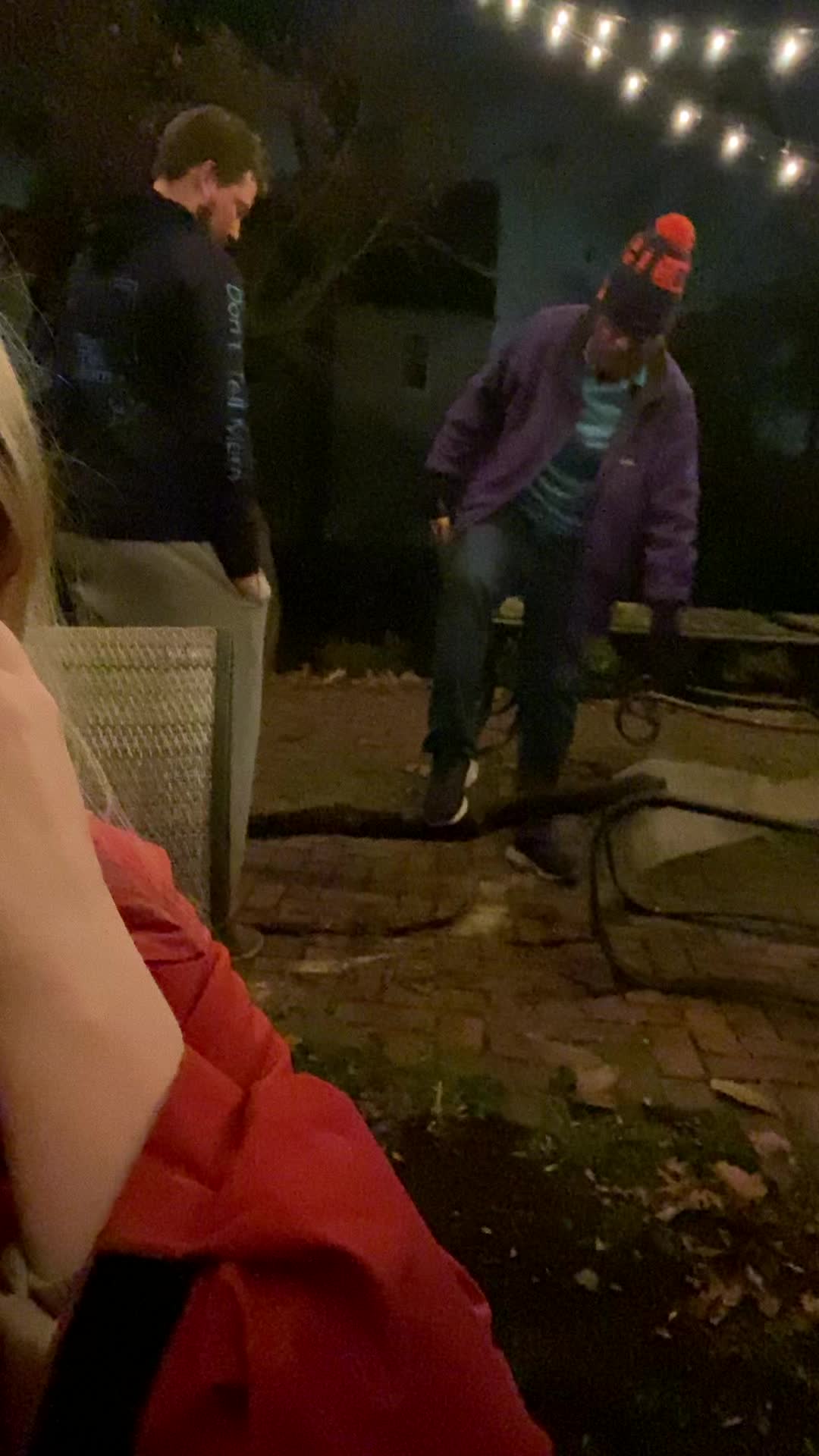 Man Falls Flat on His Face After Jumping on Log