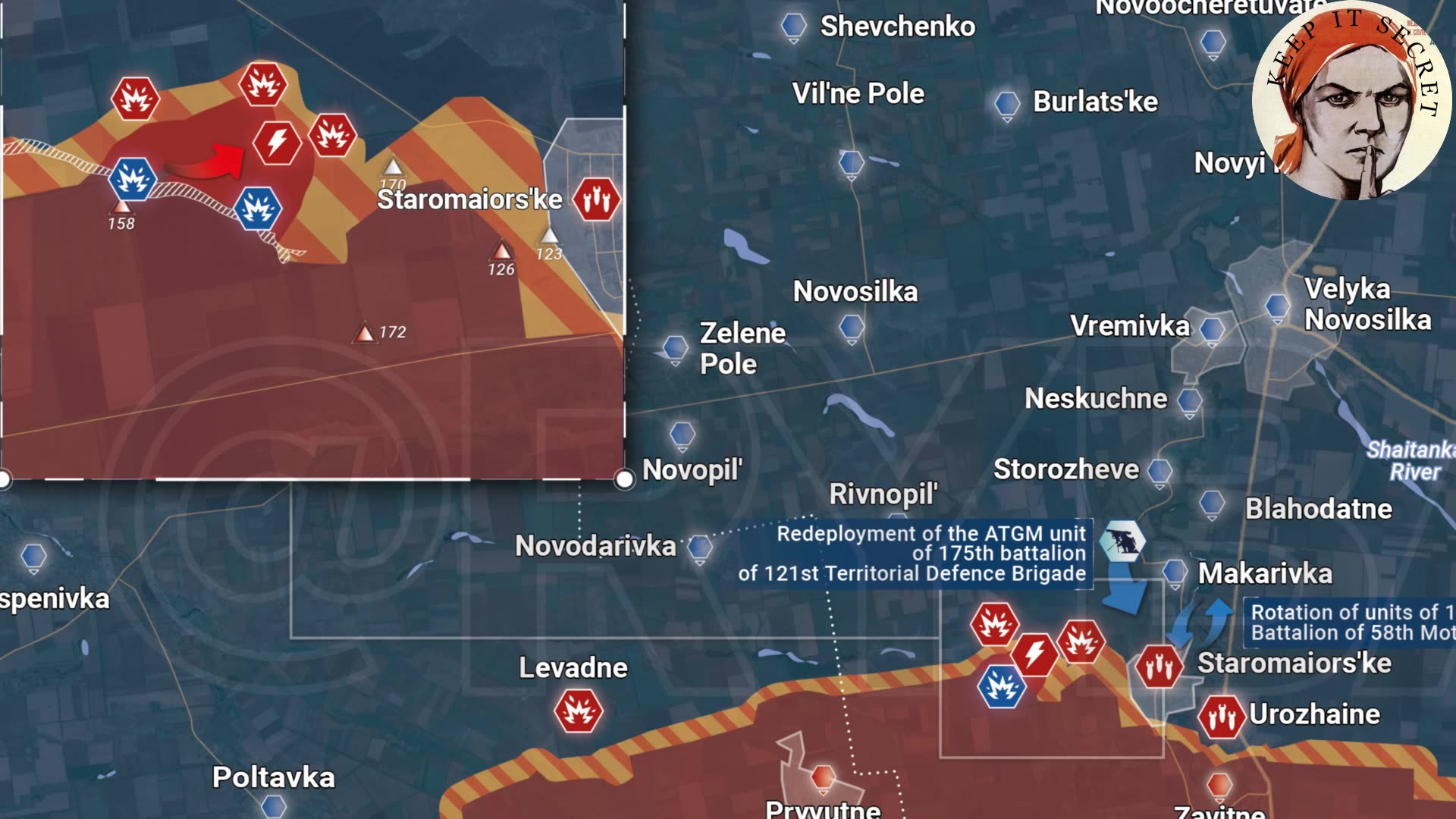 Ukraine War, Rybar Map for November 27th, 2023 Frontline Mess as ...