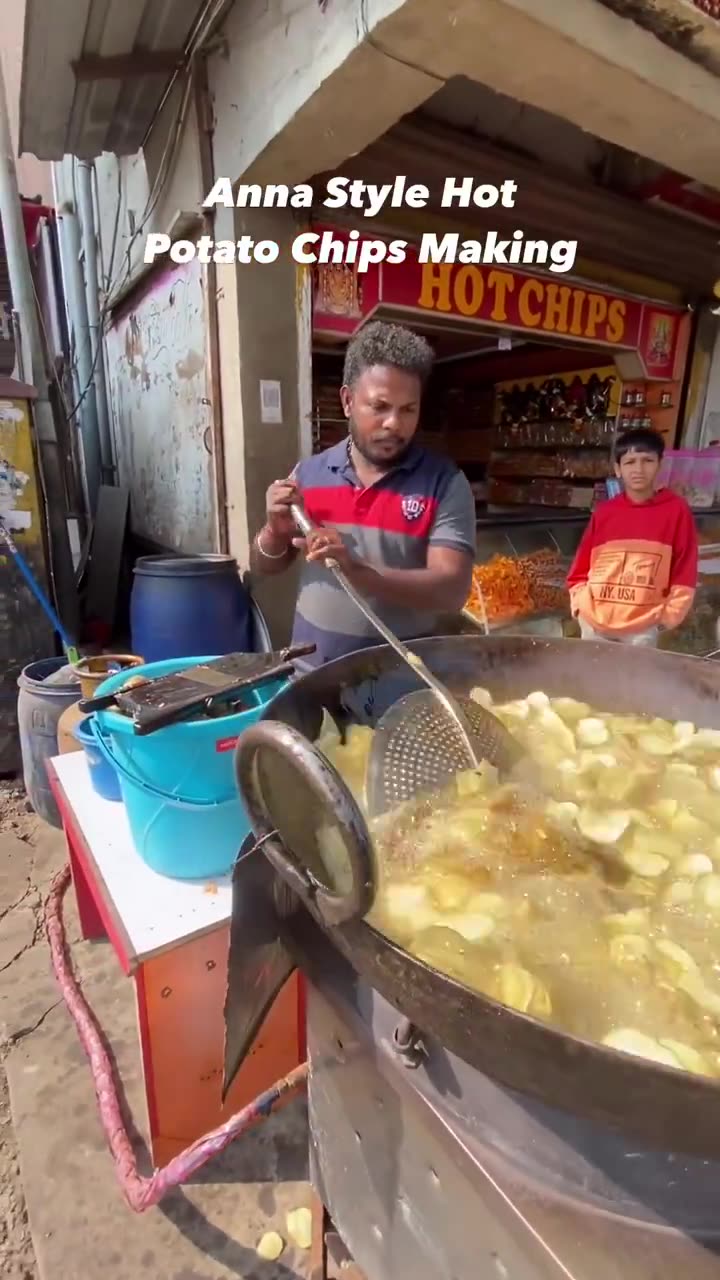 Making Potato Chips