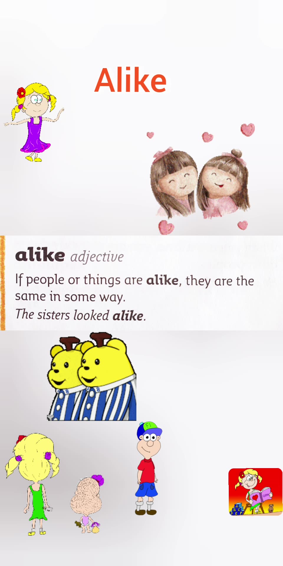 Alike - Word of the Day | How a Toddler recites the word "Alike ...