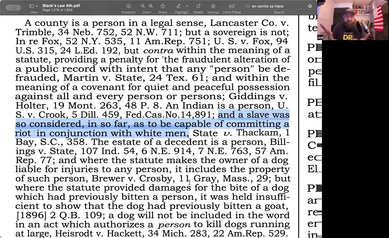 Define Person (Rights and Duties)