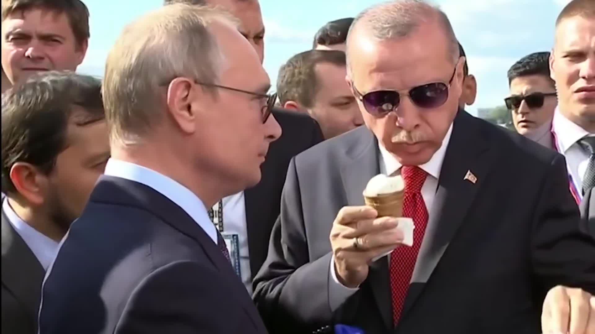 Putin buys Erdogan ice cream, shows off new Su-57 fighter jet during ...
