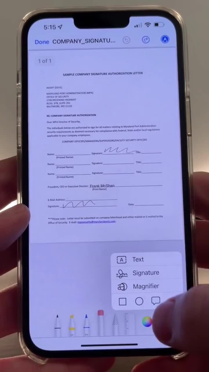 How To Sign Documents With The iPhone and How To Sign PDF On iPhone