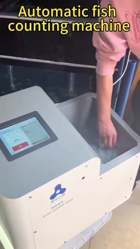 THIS IS HOW A FISH COUNTING MACHINE WORKS