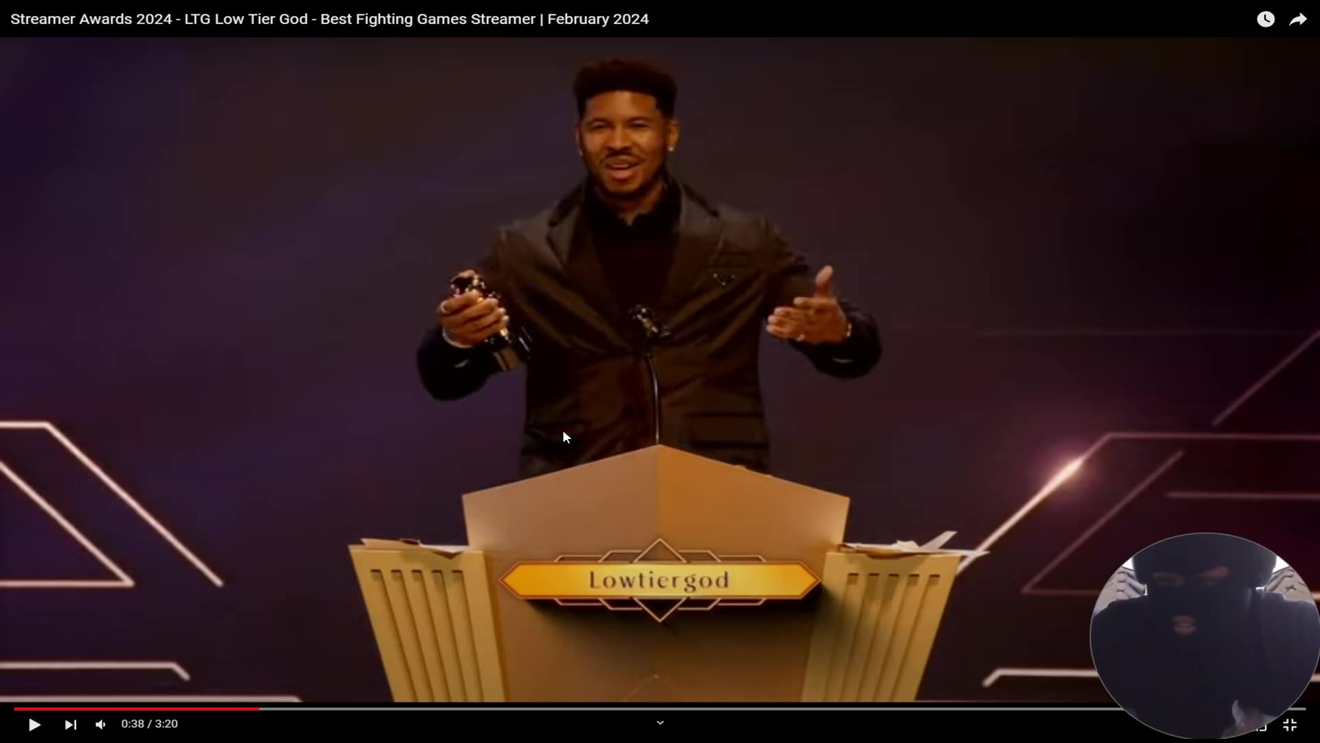 Balrog reacts: LOWTIERGOD presents an award!