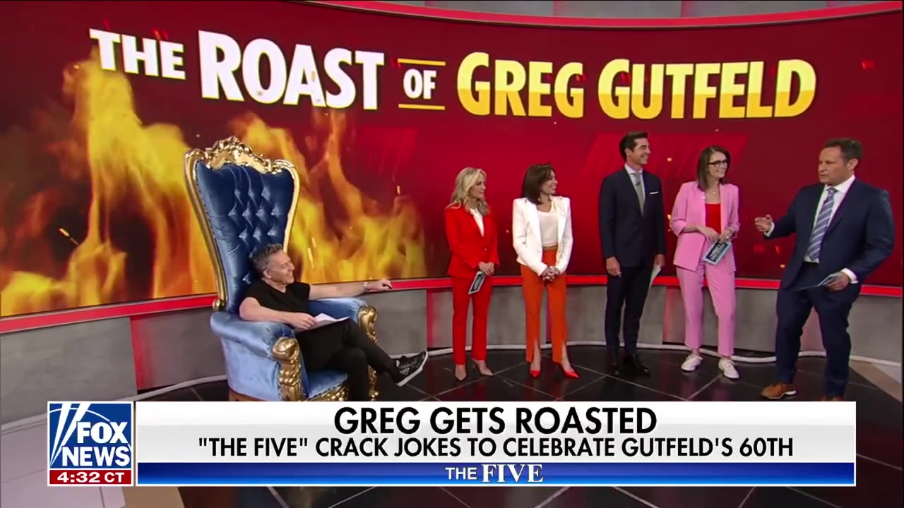 'The Five' roasts Greg Gutfeld in an epic birthday bash