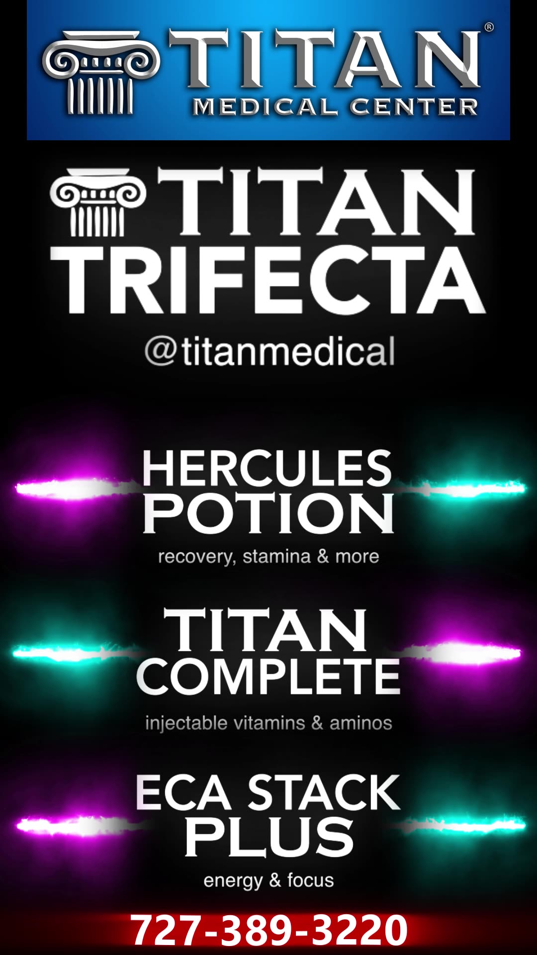 Get the Ultimate Therapy Combo: Titan Complete, Hercules Potion, & ECA ...