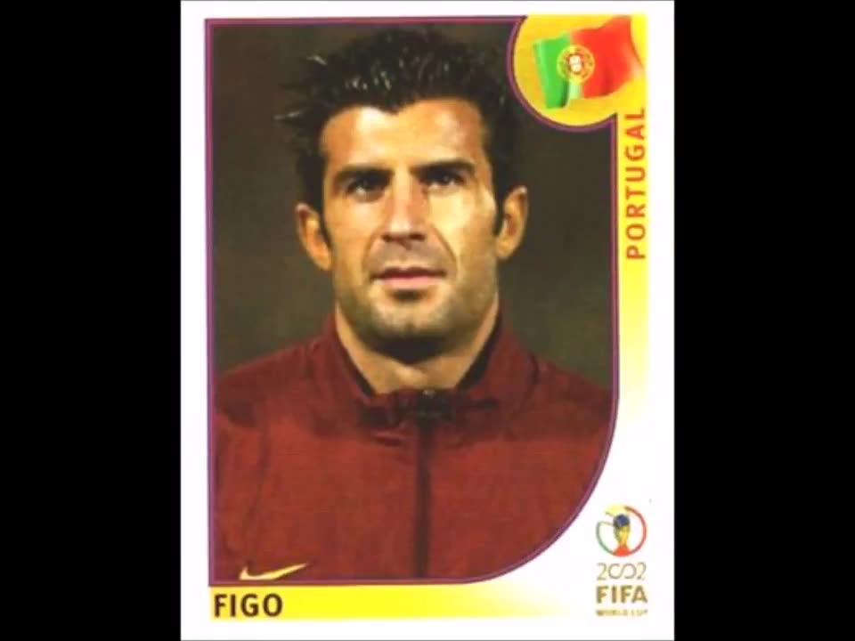 PANINI STICKERS PORTUGAL TEAM WORLD CUP 2002