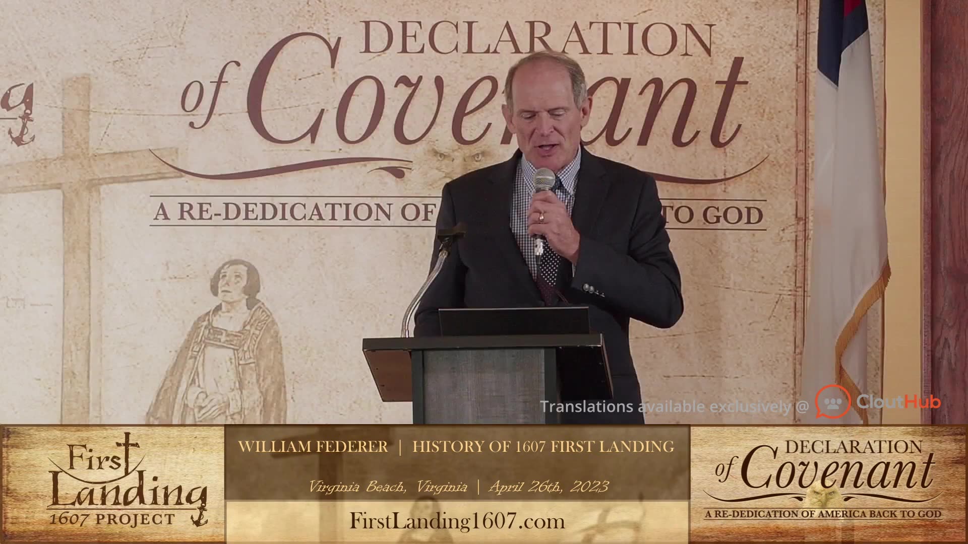 William Federer History of 1607 First Landing - First Landing 1607 ...