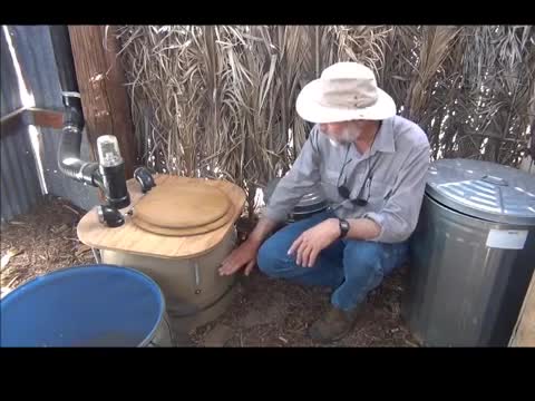 How to Build a Composting Toilet Barrel System