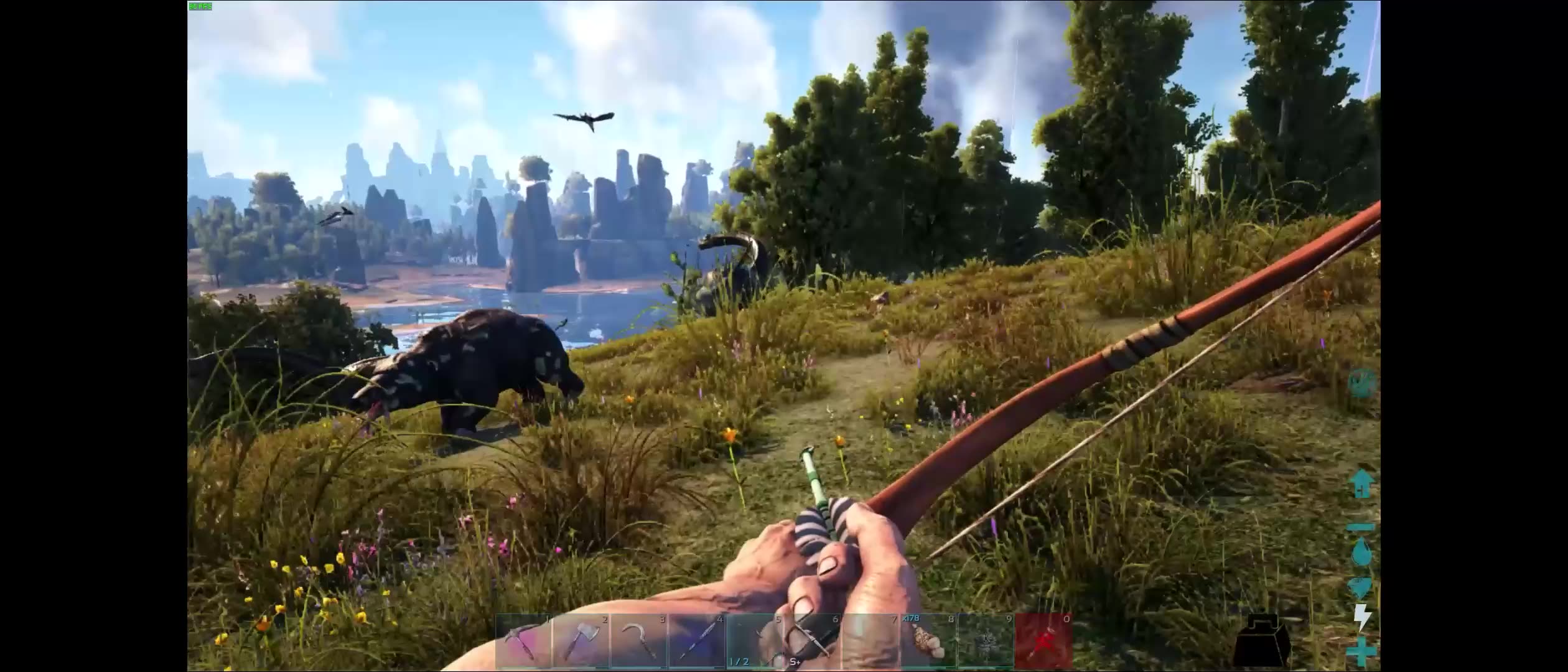 Ark: Survival Evolved - limp arrow hit during chase