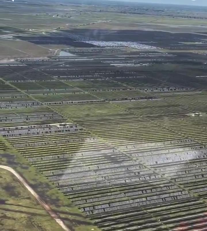 Hail storm in "Damon" TX destroys solar panels--what a disaster