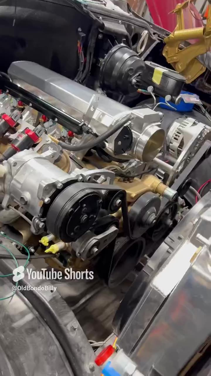 K5 LS SWAP👌👌 77 Chevy Blazer Engine Install Holly Terminator X Compute