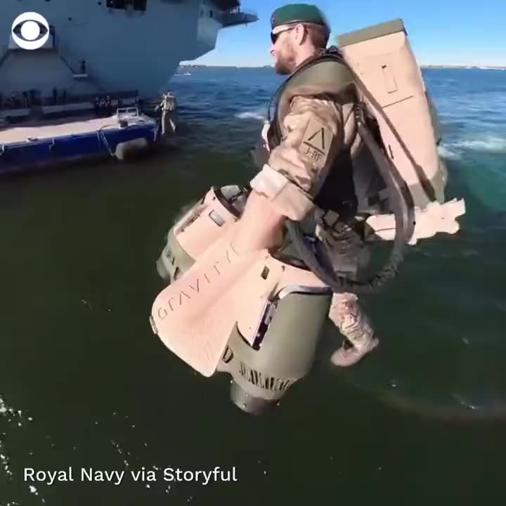 The British Royal Navy’s current use of jet suits