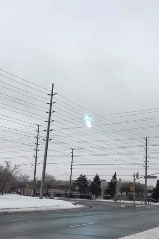 Arcing Power Lines Create Music