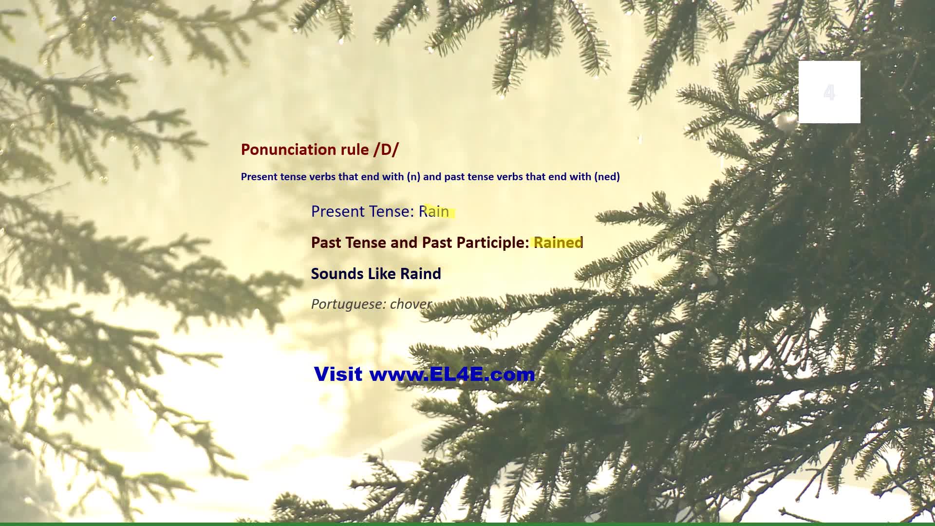 Past Tense Pronunciation of Regular Verbs